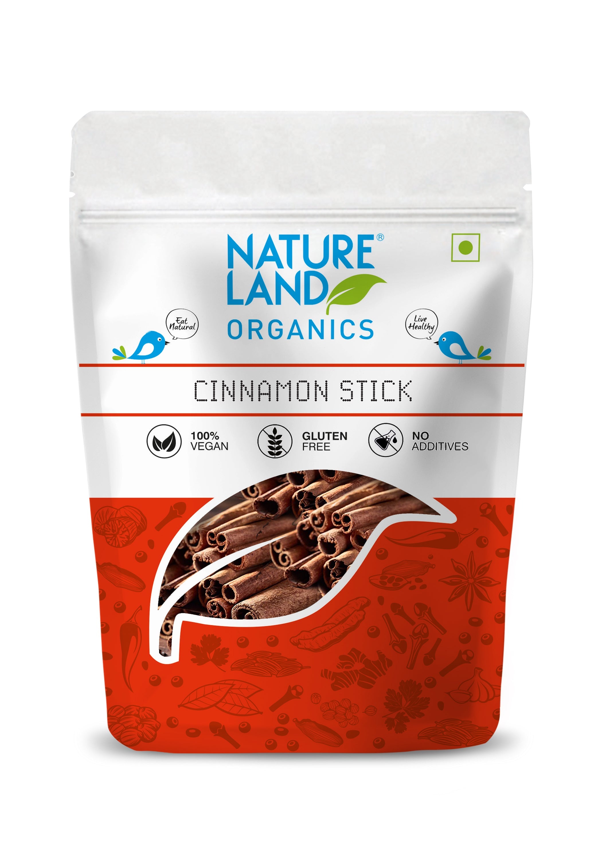 Natureland Organic Cinnamon Sticks - 75 gms - Veeha Foods