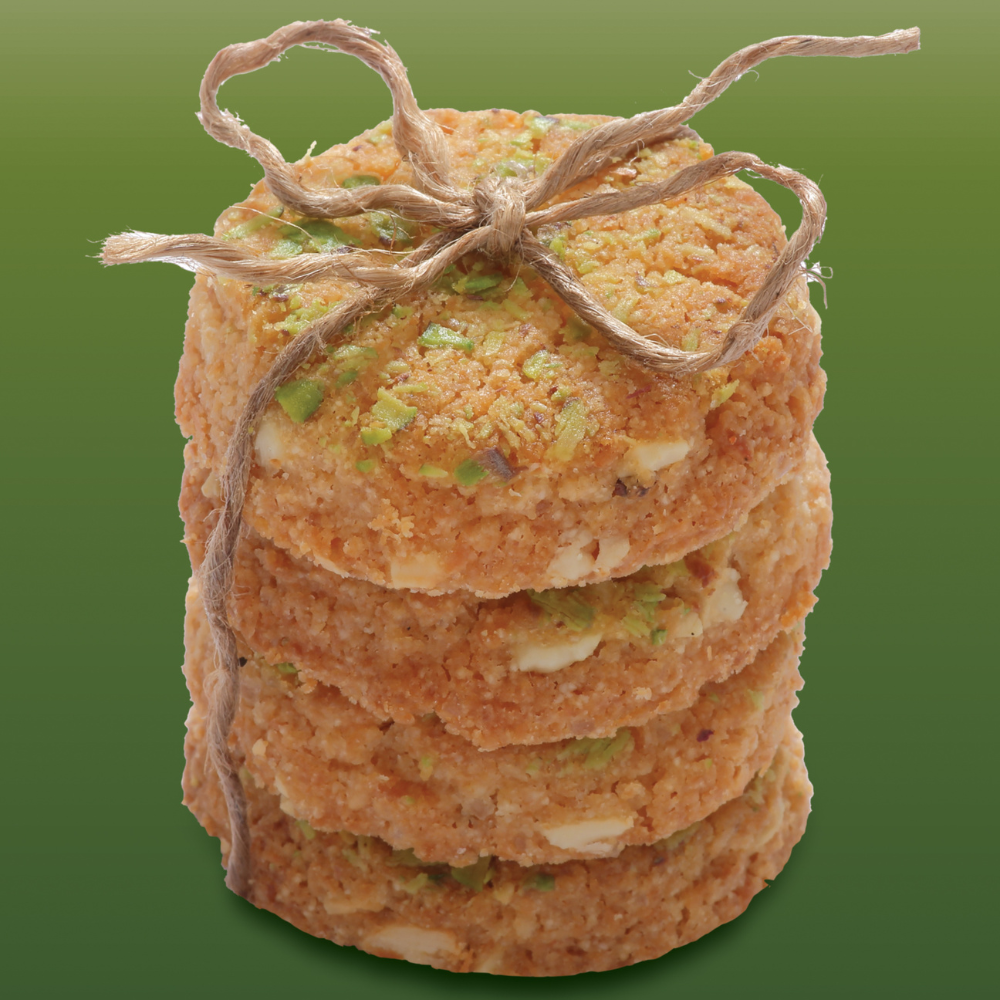 Agra Sweets Banjara Coconut Pista Biscuit – Veeha Foods