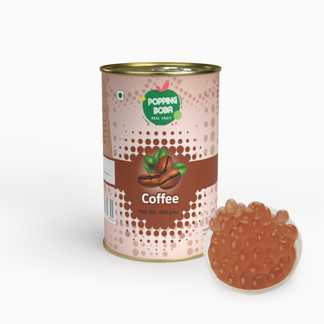The Tea Planet Coffee Popping Boba - 400 gms - Veeha Foods