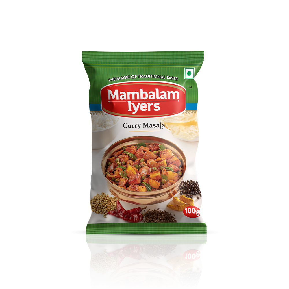 Mambalam Iyers Curry Masala Powder - 100 gms - Veeha Foods