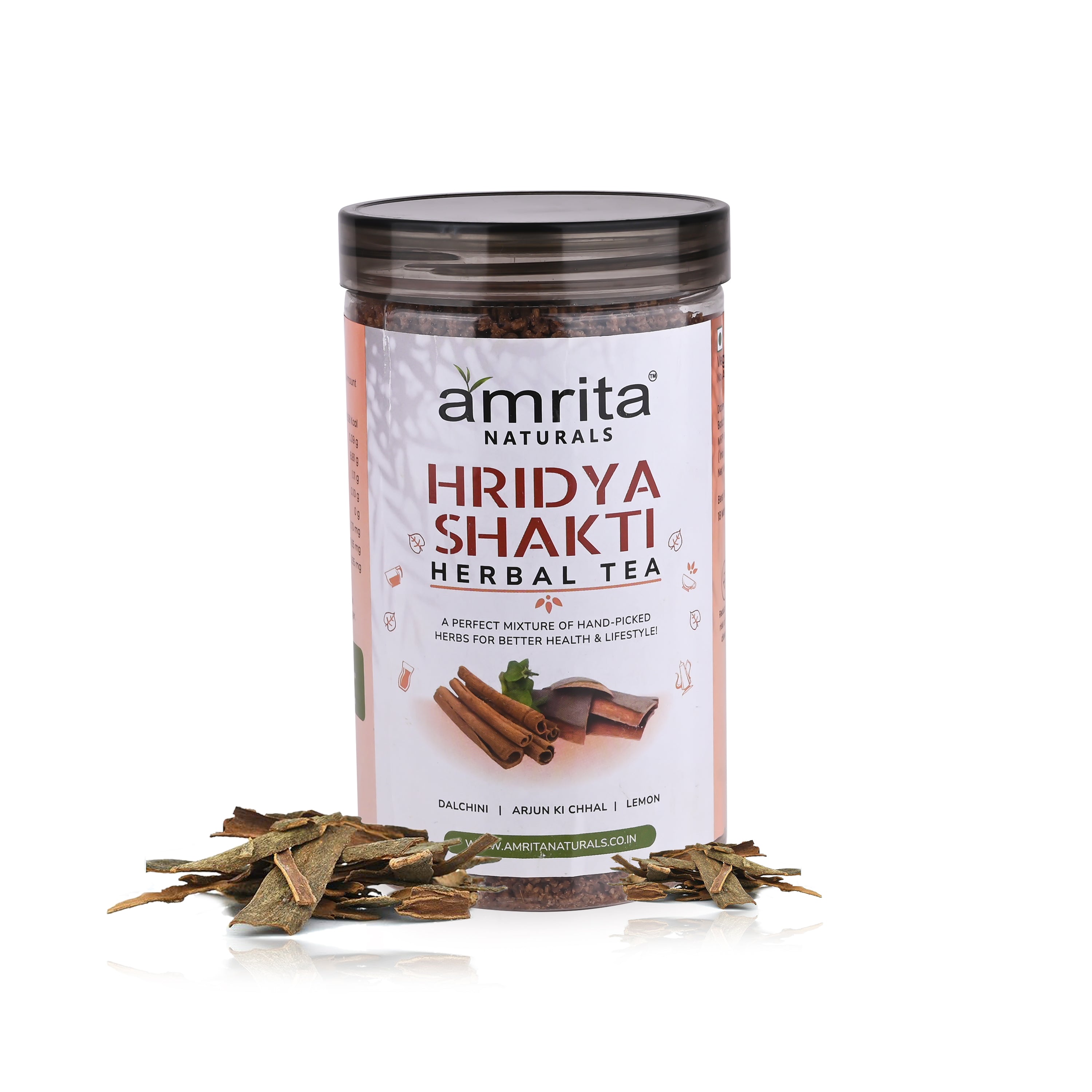 Amrita Naturals Hridya Shakti Herbal Tea - 500 gms - Veeha Foods