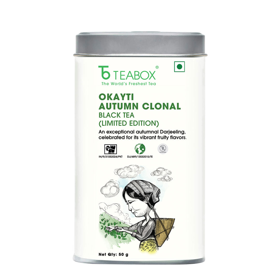 Teabox Darjeeling Okayti Autumn Clonal Black - Veeha Foods