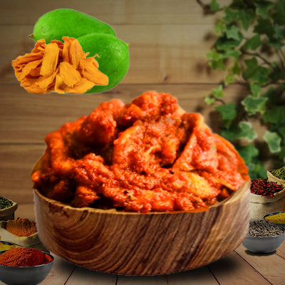 Jampani Pickles Maagaya / Dry Mango Pickle - Veeha Foods