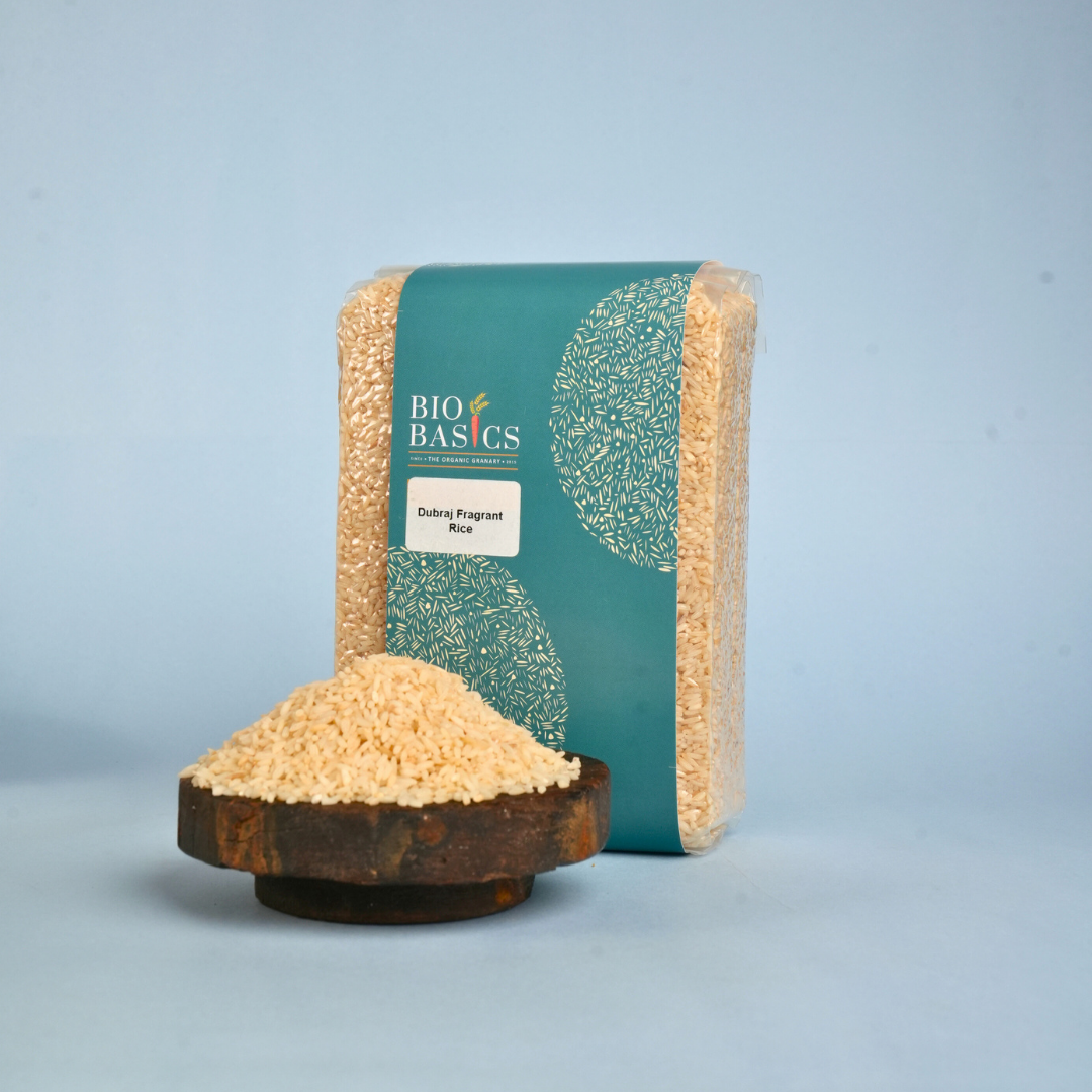 Bio Basics Dubraj Fragrant Rice - Raw - Veeha Foods
