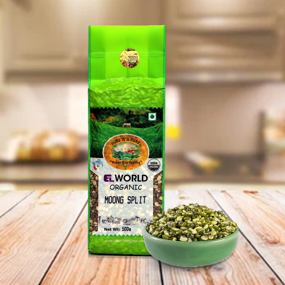 Elworld Agro & Organic Food Products Moong Dal Split – Veeha Foods