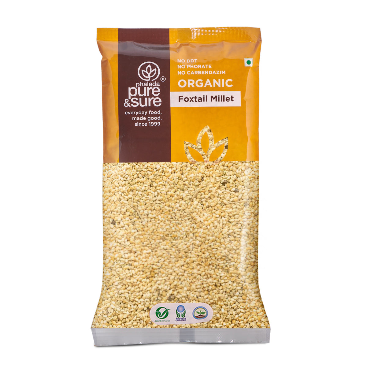 Pure & Sure Organic Foxtail Millet - 500 gms - Veeha Foods