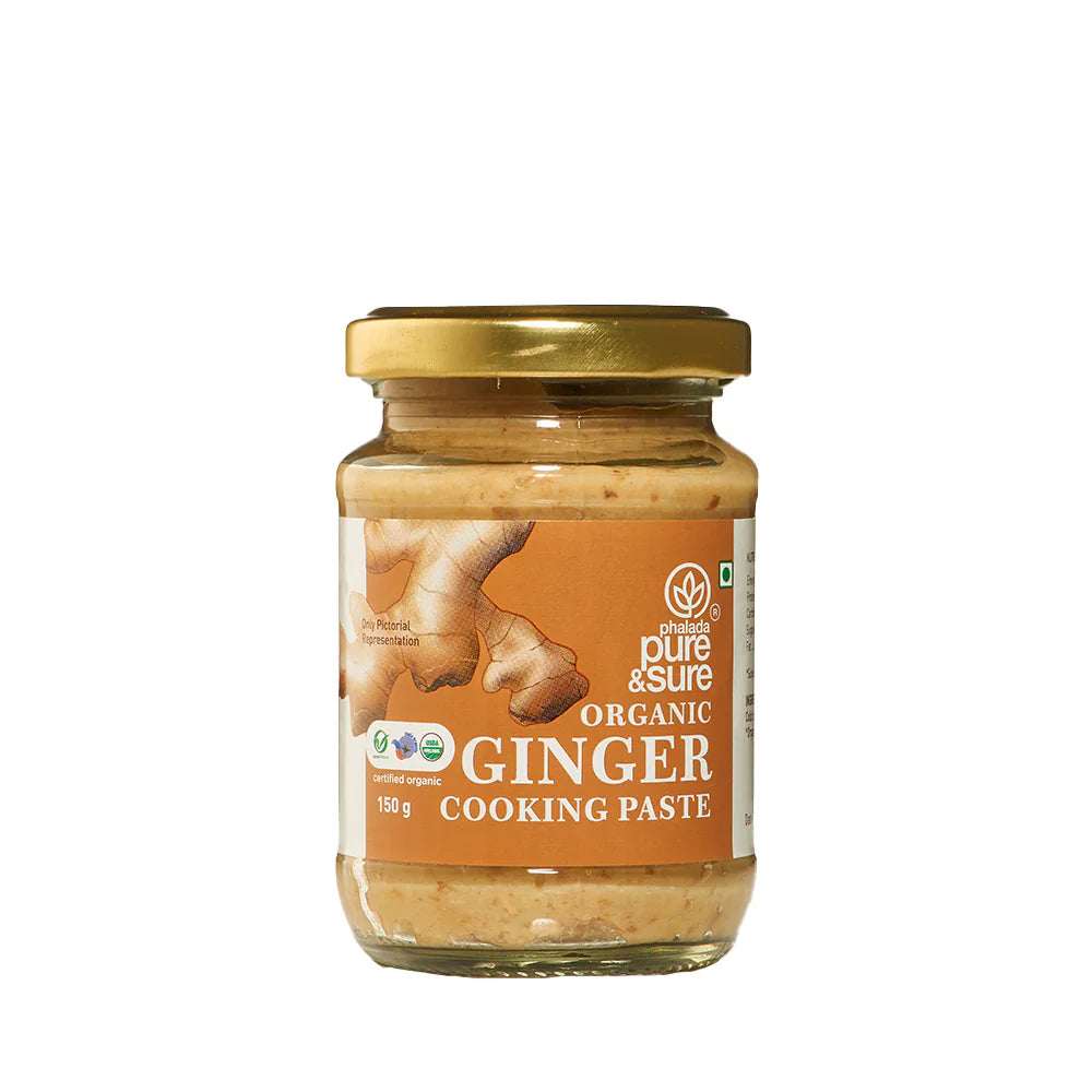 Pure & Sure Organic Ginger Paste - 150 gms - Veeha Foods