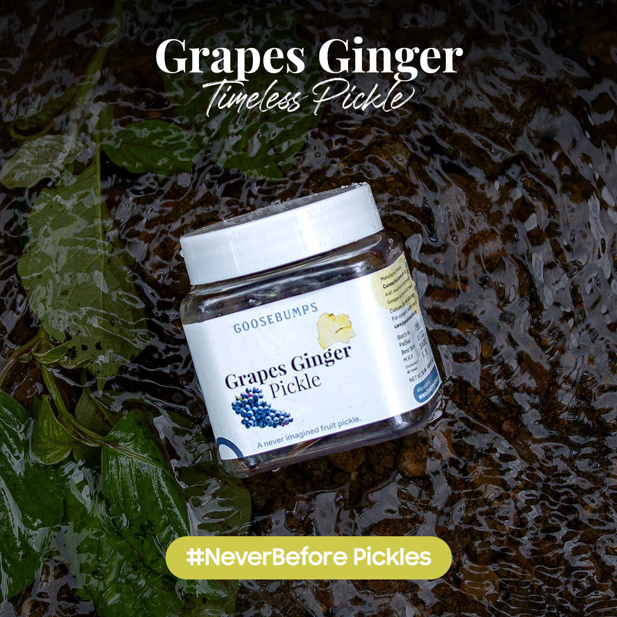Goosebumps Grapes Ginger Pickle - Veeha Foods