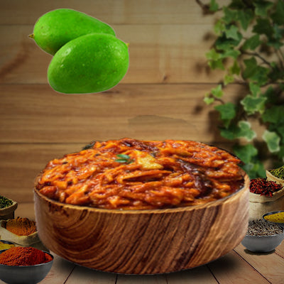 Jampani Pickles Grated Mango (Thurumu) Pickle - Veeha Foods