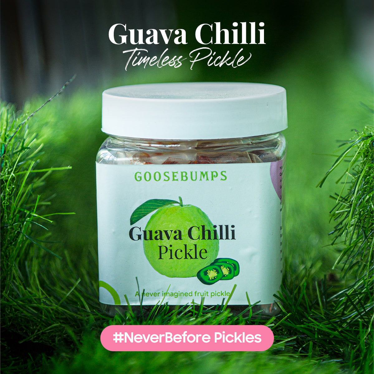 Goosebumps Guava Chilli Pickle - Veeha Foods