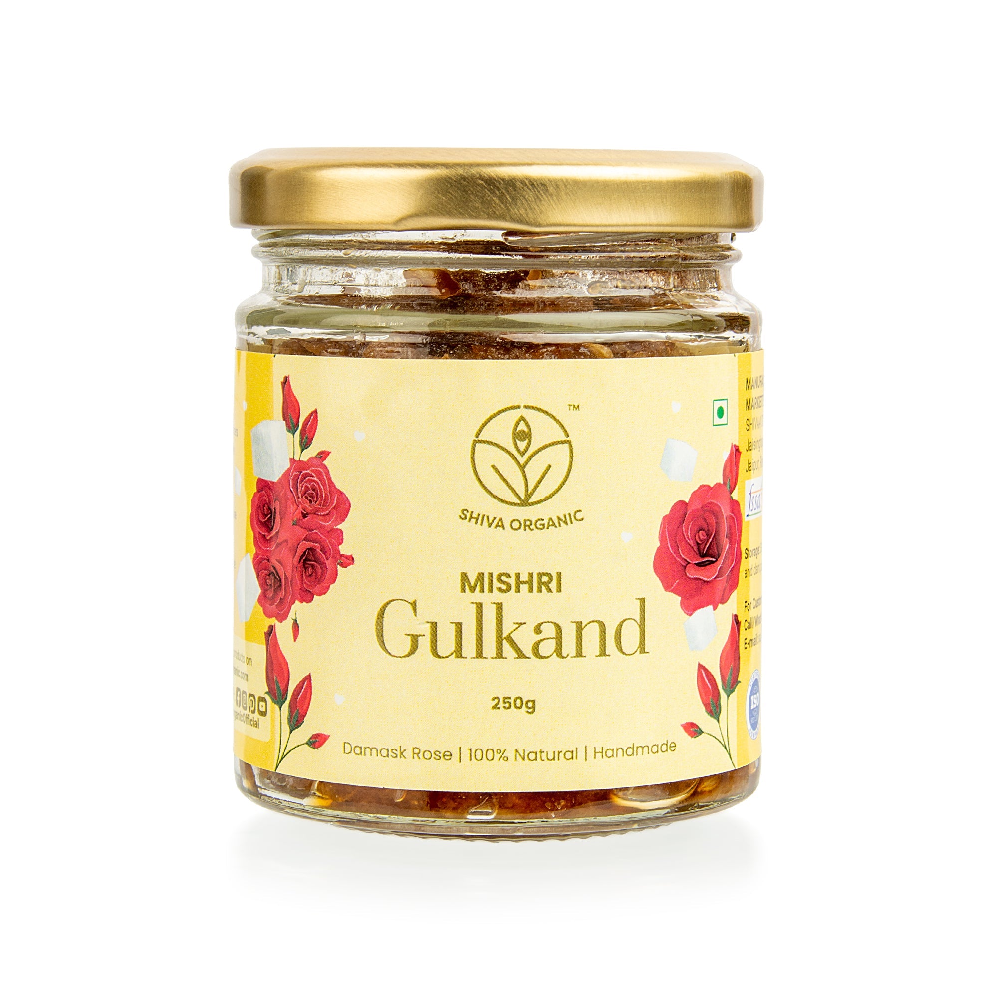 Shiva Organic Gulkand with Mishri - 250 gms – Veeha Foods