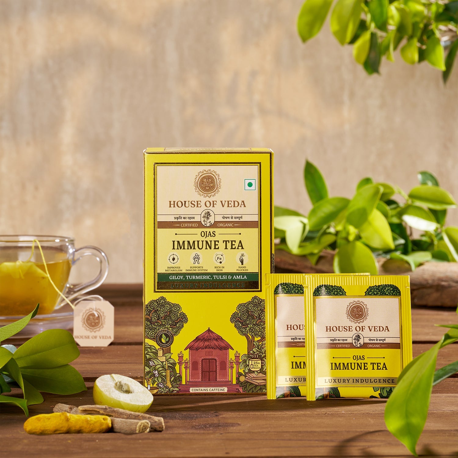 House of Veda Immune Tea - 25 Tea Bags – Veeha Foods