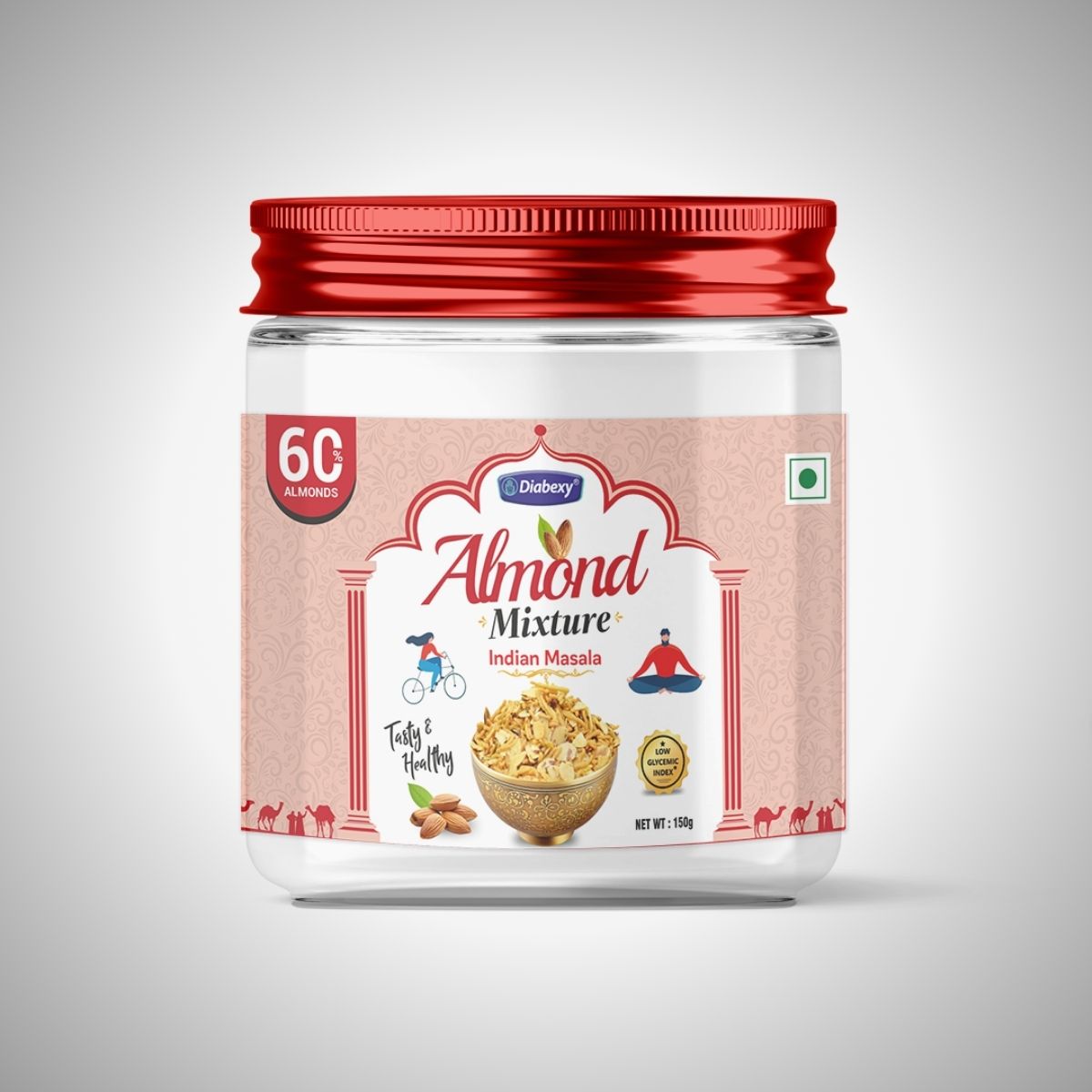 Diabexy Almond Mixture - 150 gms - Veeha Foods