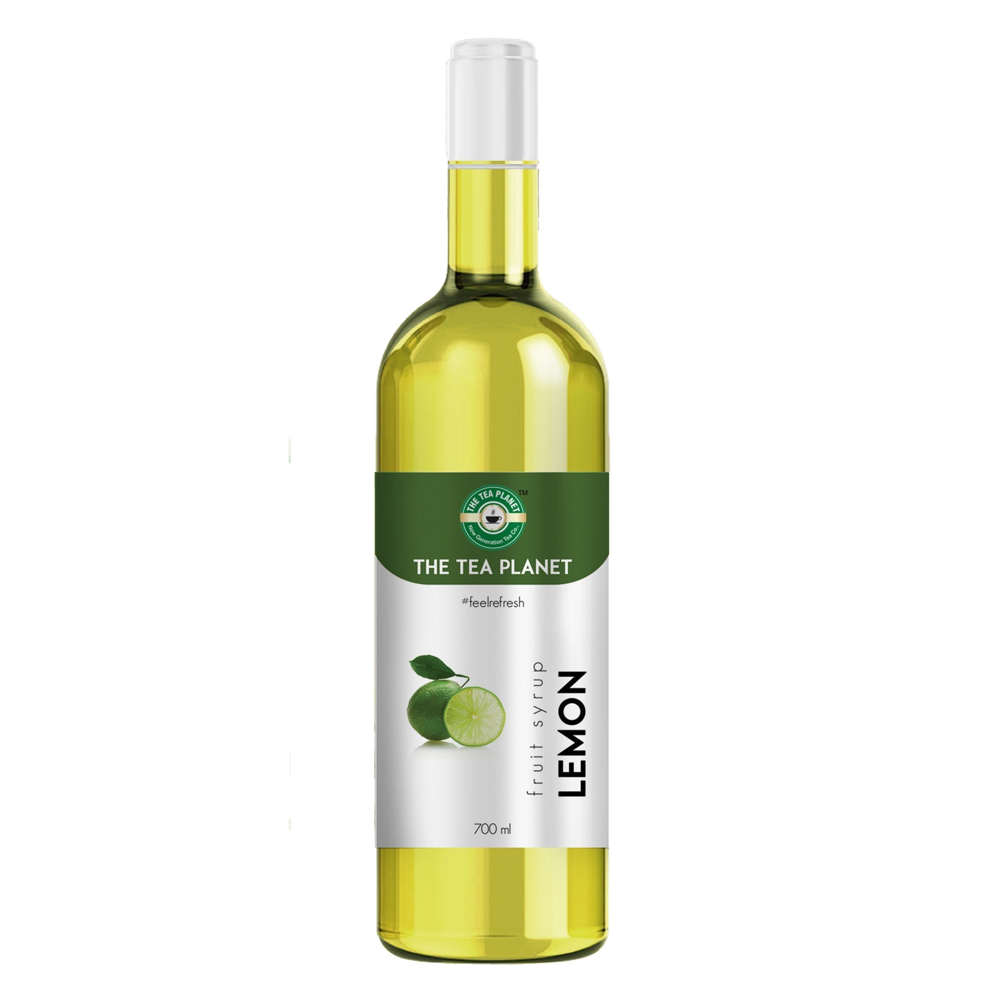 The Tea Planet Lemon Fruit Syrup - 700 ml - Veeha Foods