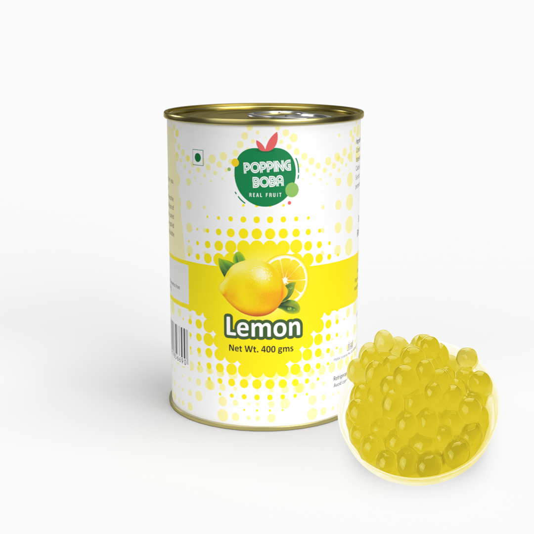 The Tea Planet Lemon Popping Boba - 400 gms – Veeha Foods