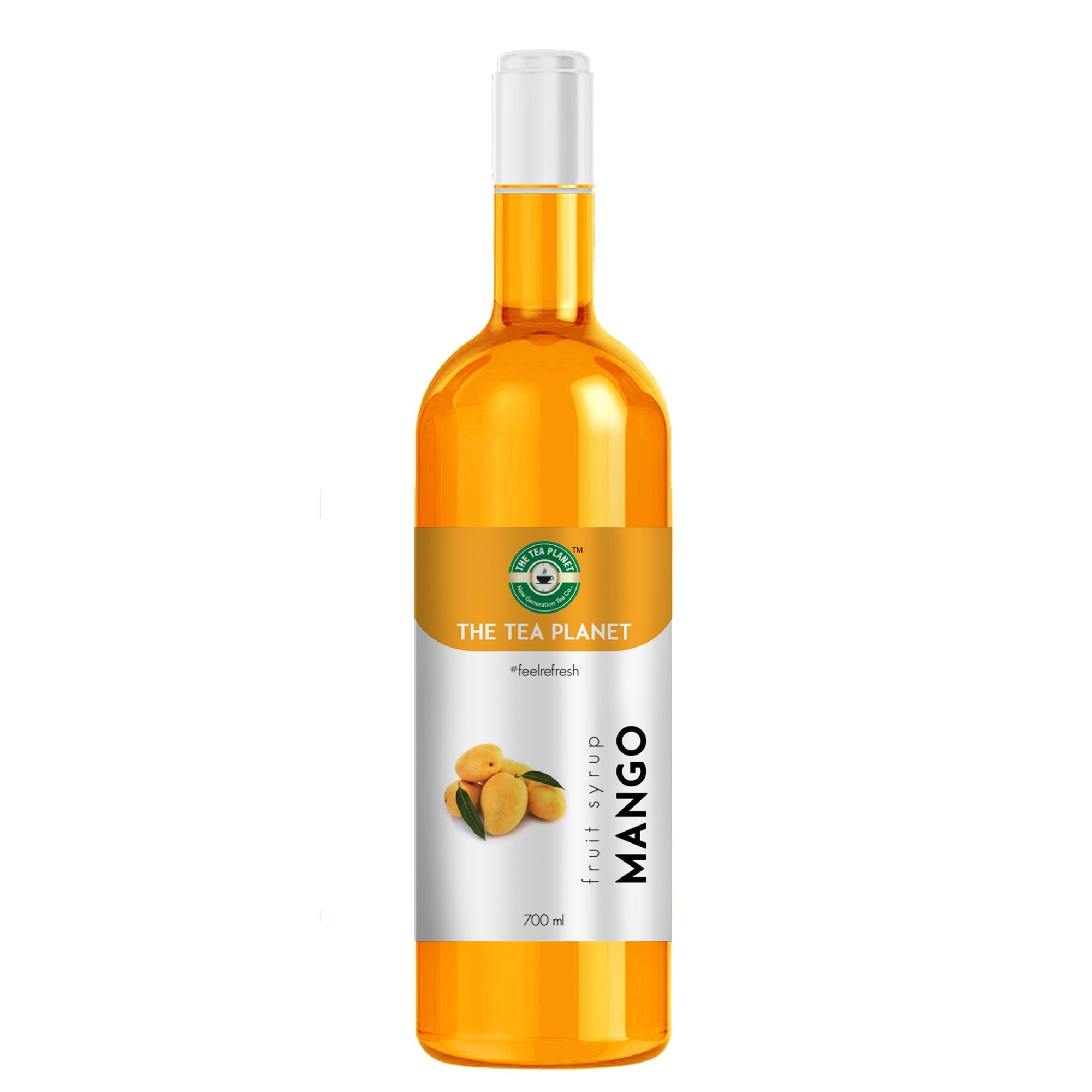 The Tea Planet Mango Fruit Syrup - 700 ml - Veeha Foods