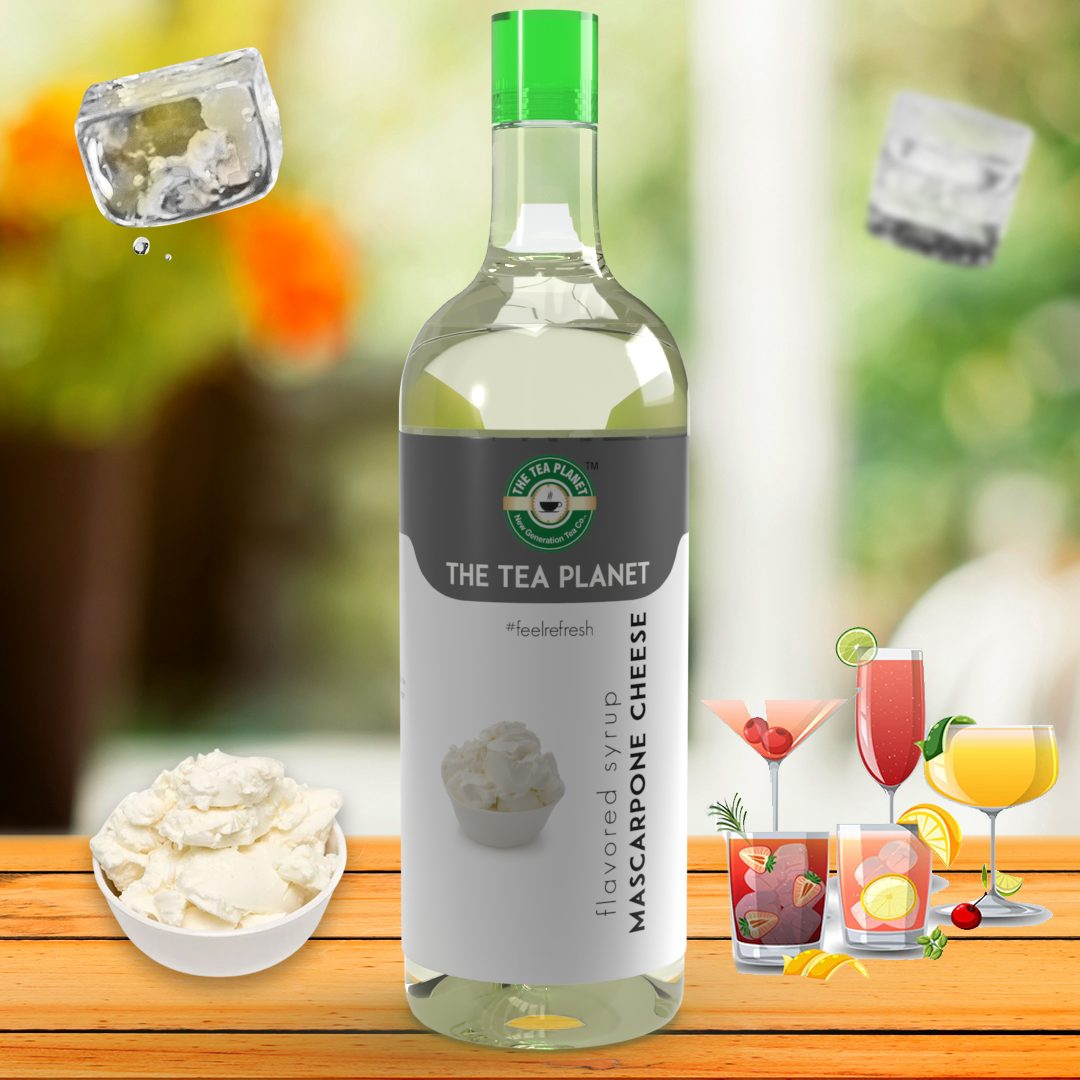 The Tea Planet Mascarpone Cheese Flavored Syrup - 700 ml - Veeha Foods