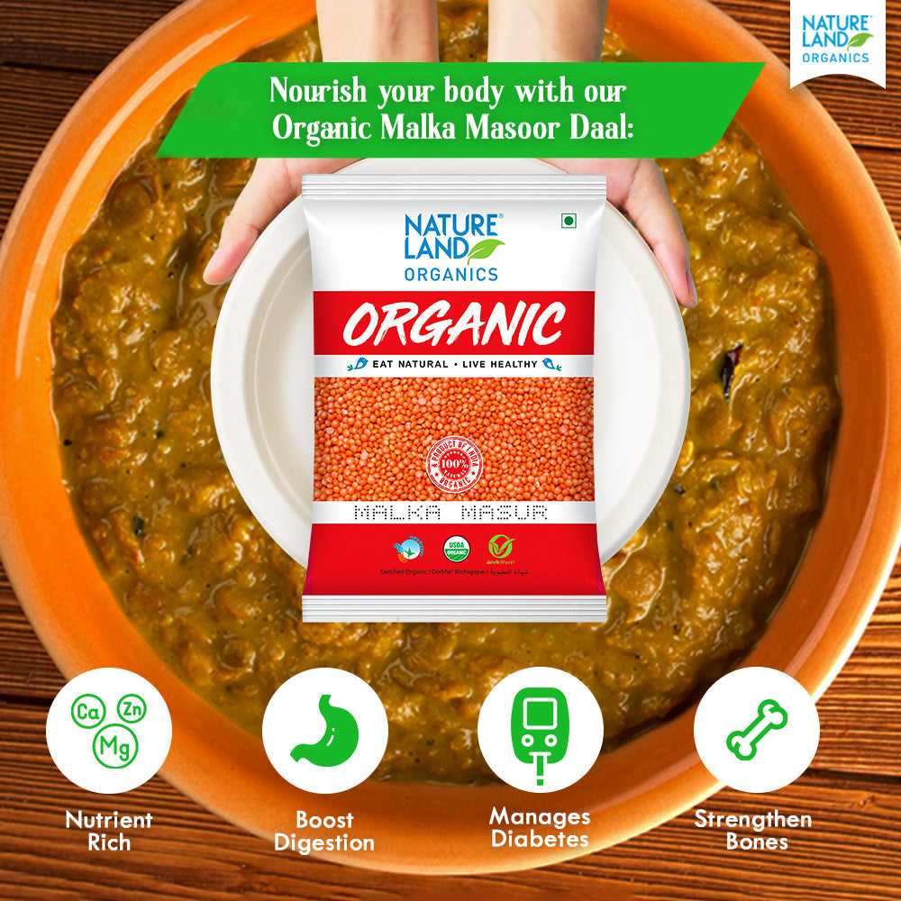 Natureland Malka Masur - 1 Kg - Veeha Foods