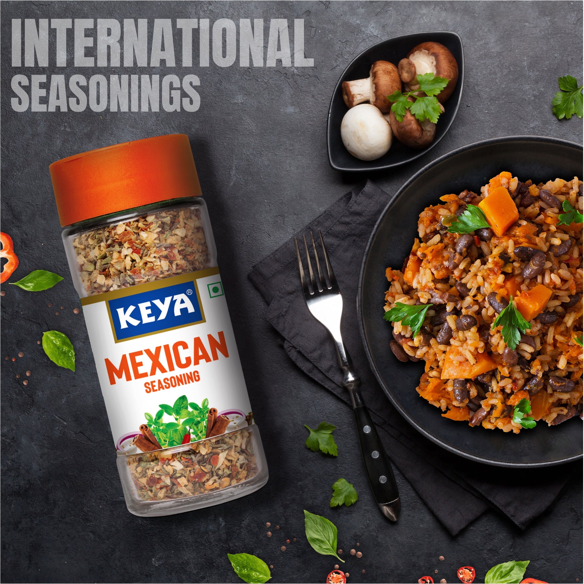 Keya Mexican Seasoning - 50 gms – Veeha Foods
