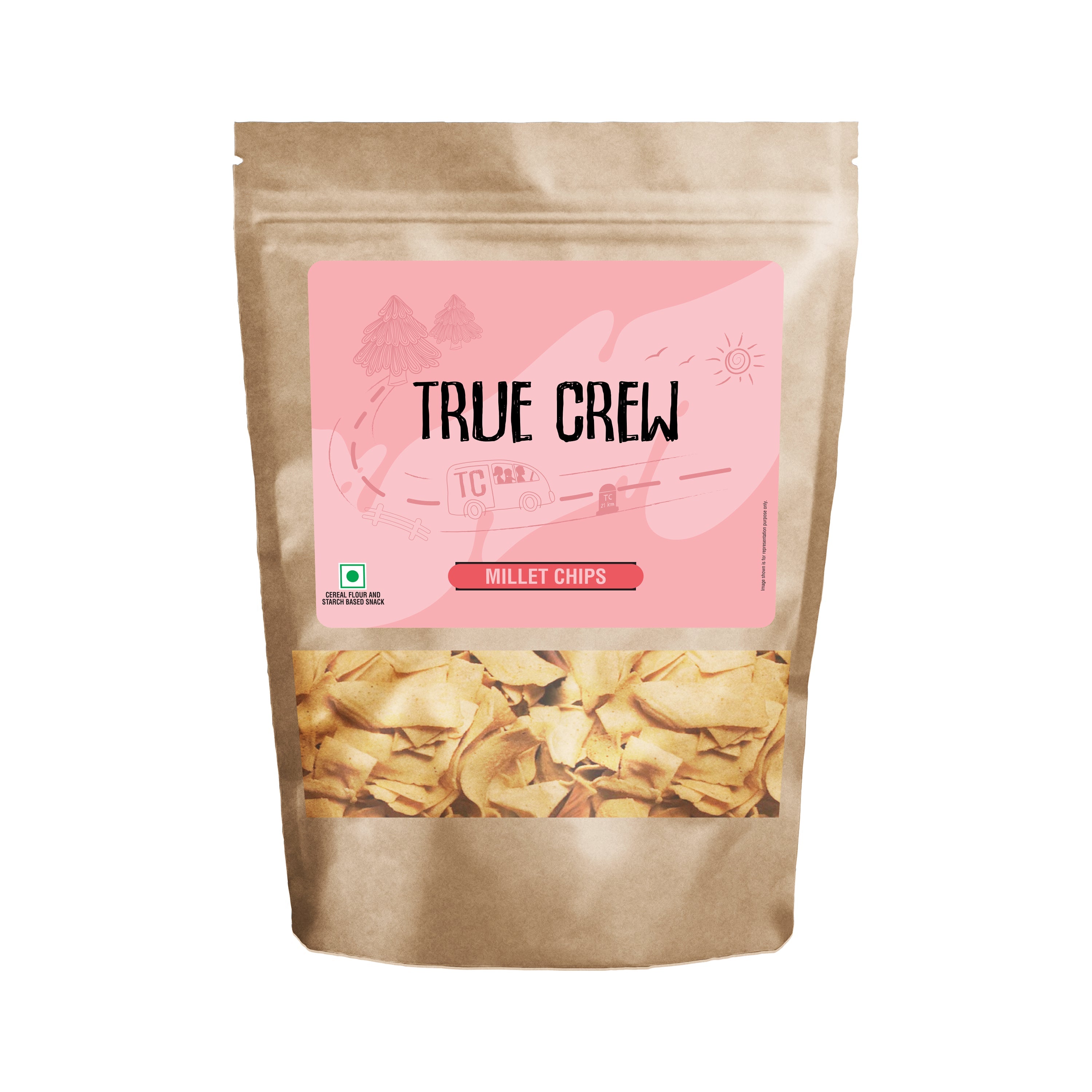 Sri Sri Tattva True Crew - Millet Chips - 125 gms - Veeha Foods