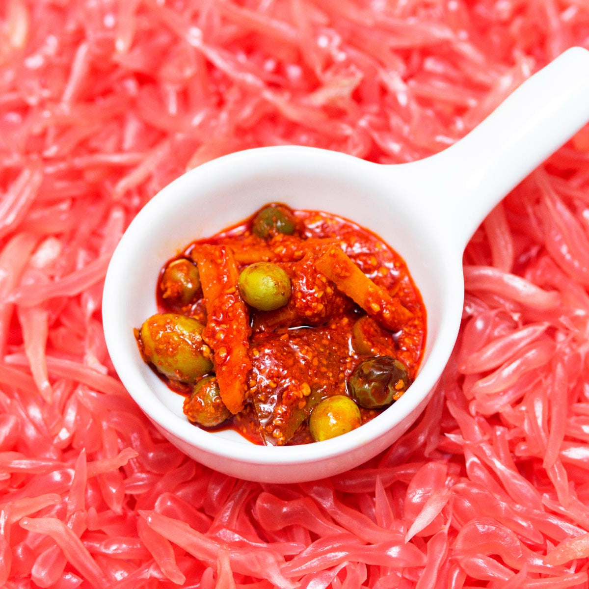 Goosebumps Mix Pickle - Mango Carrots Chilli Ker Garmar Ginger Karvand ...