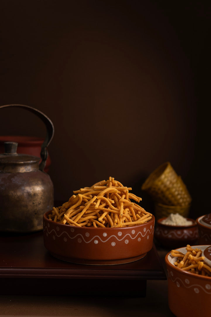 Pothgaal Sweets Mota Sev - 200 gms - Veeha Foods