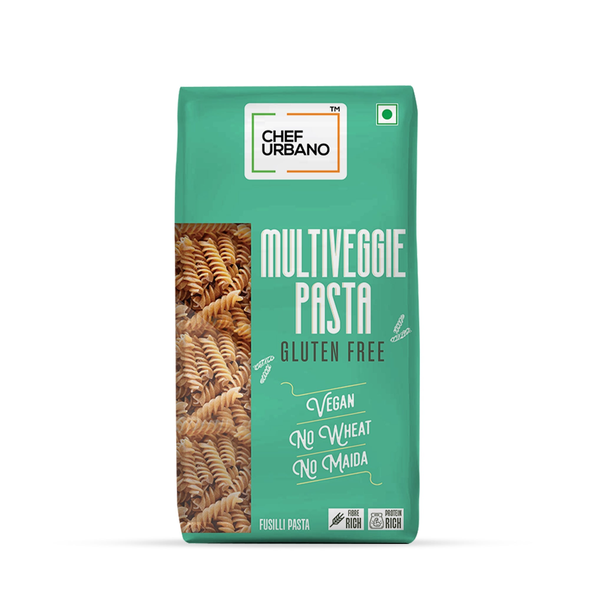 Chef Urbano Multi Veggie Fusilli Pasta - 250 gms - Veeha Foods