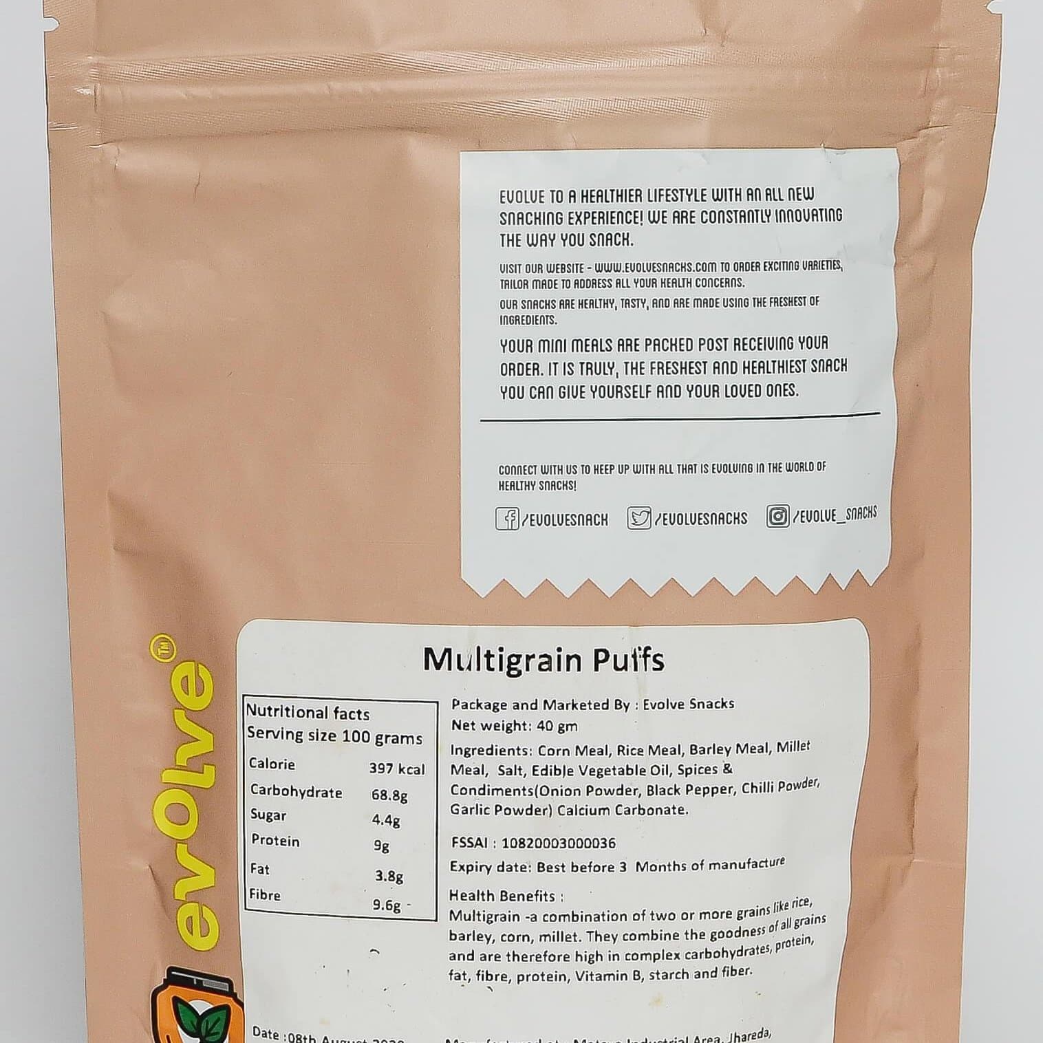 Evolve Multigrain Puffs - Veeha Foods