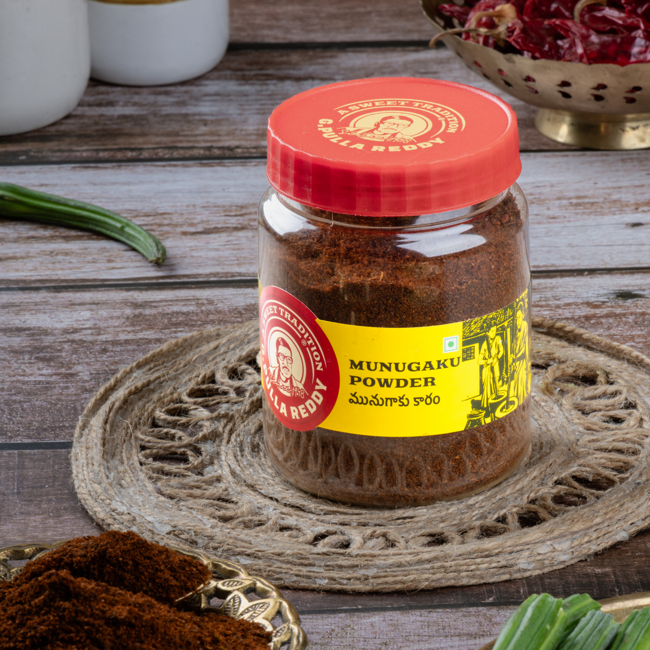 G.Pulla Reddy Munugaku Powder -250 gms - Veeha Foods