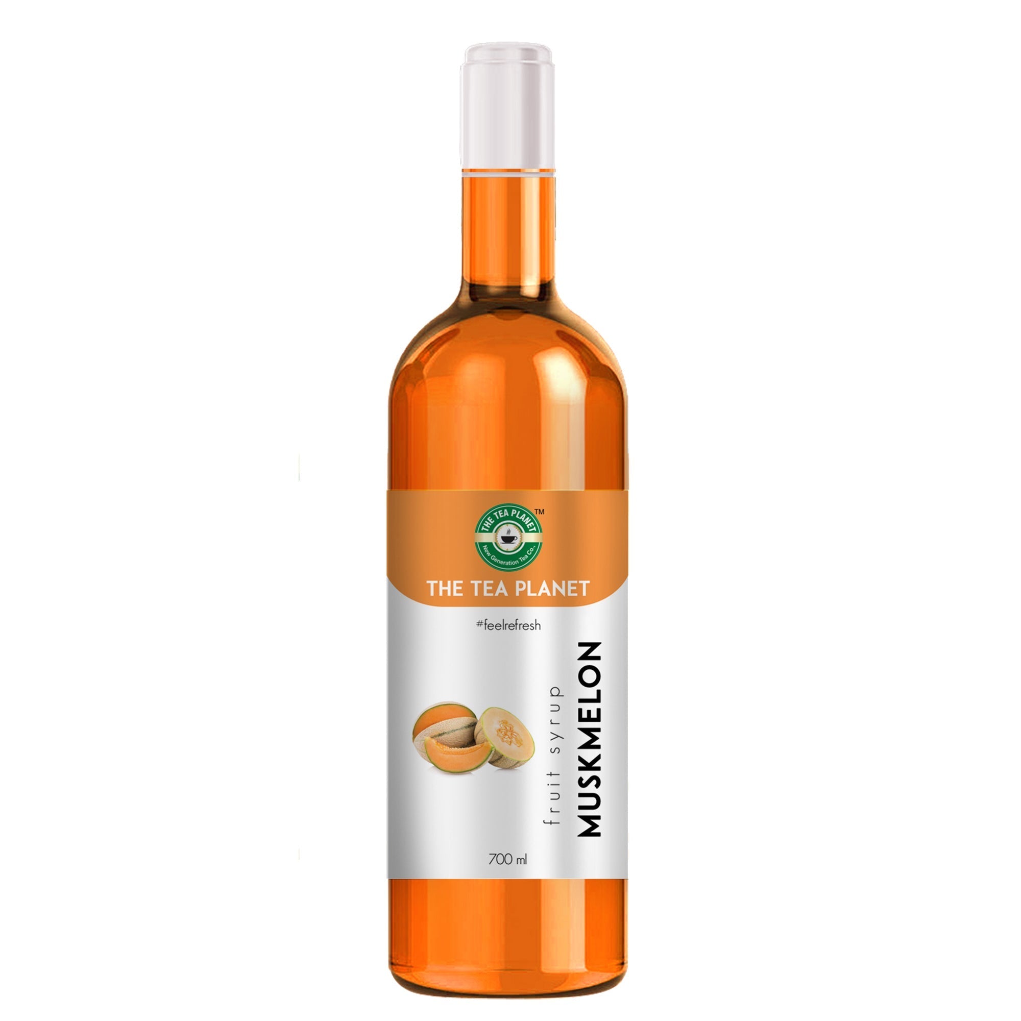 The Tea Planet Muskmelon Fruit Syrup - 700 ml - Veeha Foods