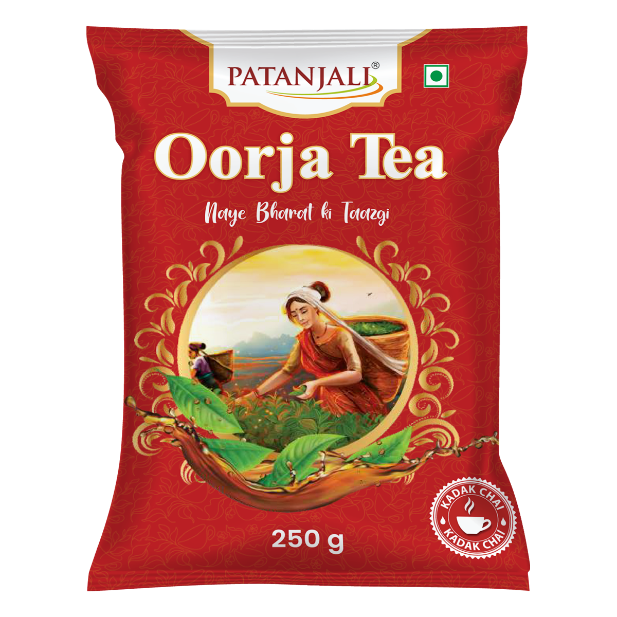 Patanjali Oorja Tea - (Poly) - 250 gms - Veeha Foods