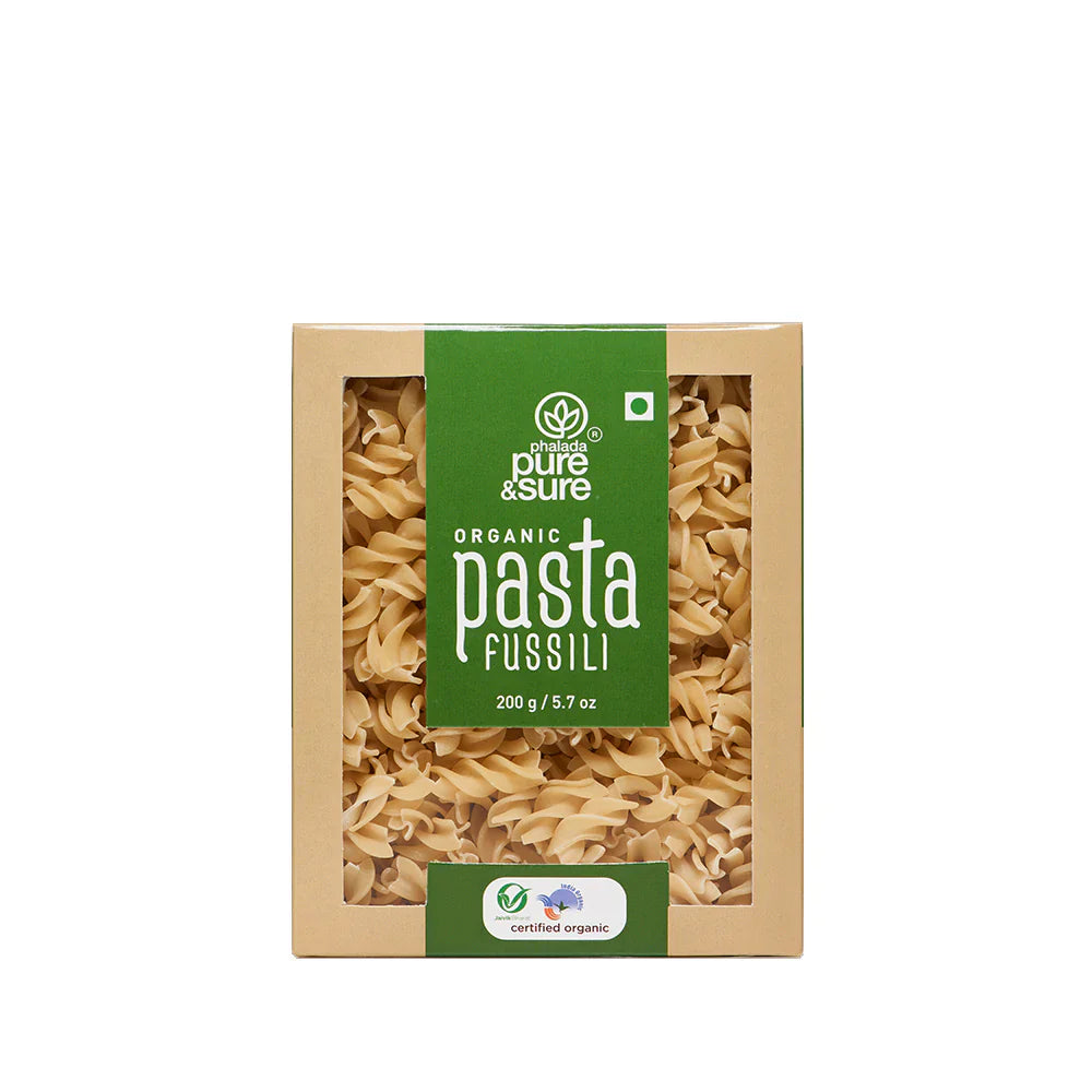 Pure & Sure Organic Pasta Fusilli - 200 gms – Veeha Foods