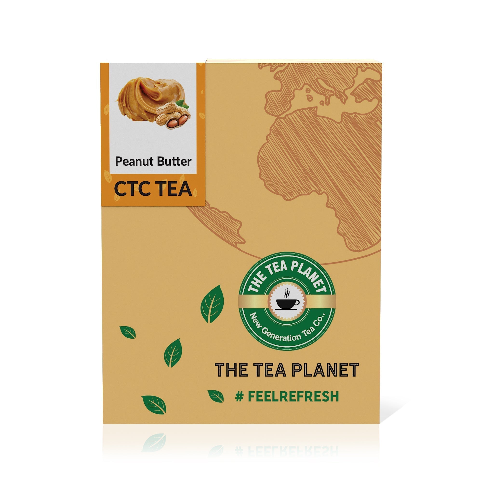 The Tea Planet Peanut Butter Flavored CTC Tea - Veeha Foods