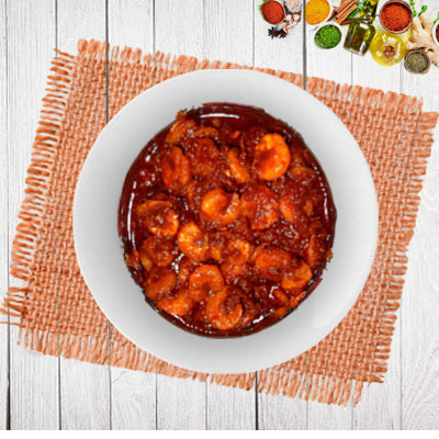 Jampani Pickles Prawns Pickle – Veeha Foods