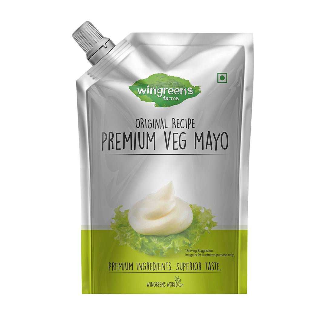 Wingreens Farms Premium Veg Mayo - 450 gms - Veeha Foods