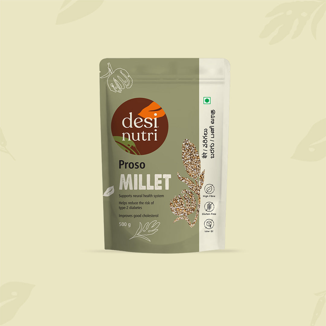 Desinutri Foods Proso Millet (Varigulu|Panivaragu|Chena Bajra) - 500 g ...