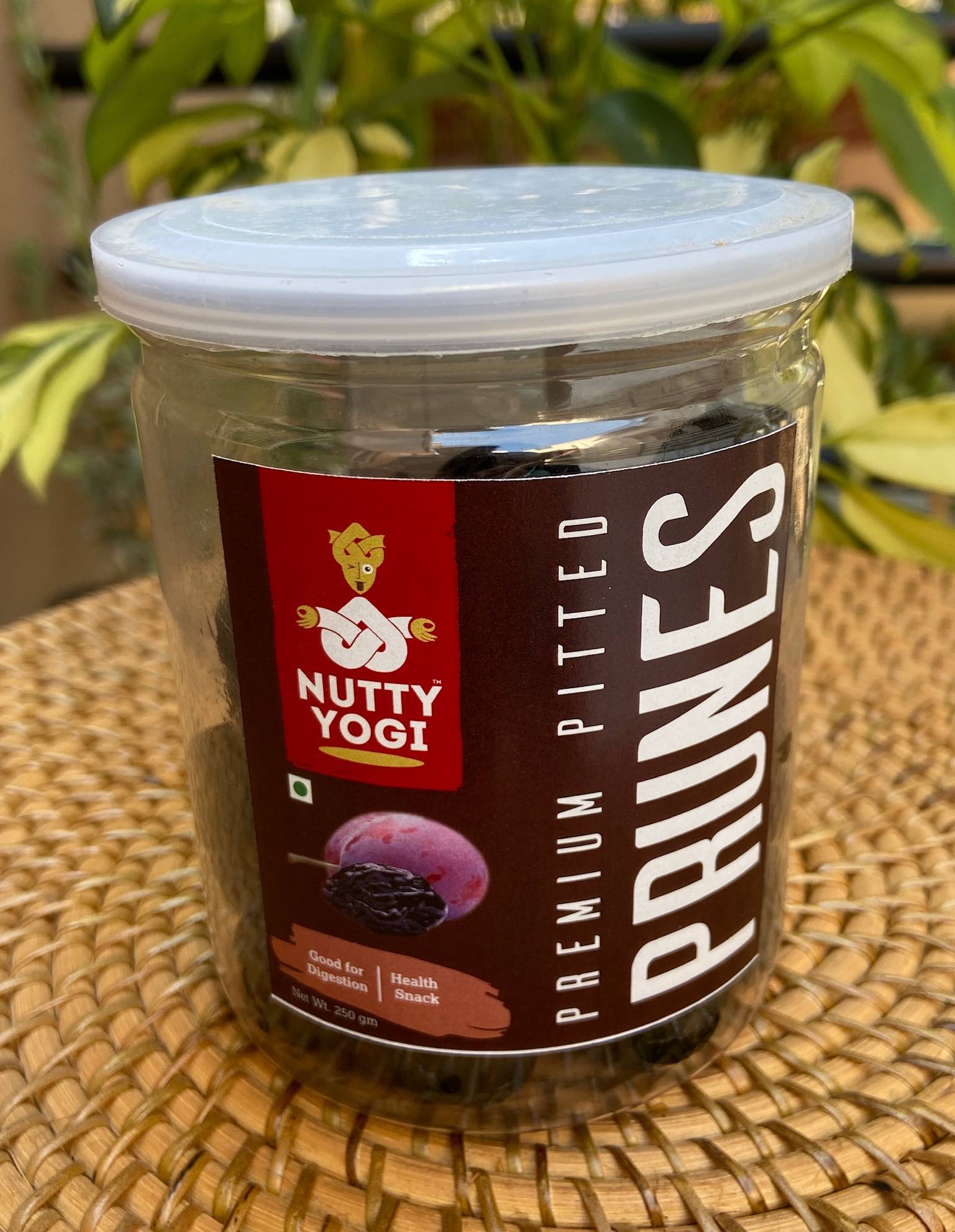 Nutty Yogi Premium Pitted Prunes -250 gms - Veeha Foods