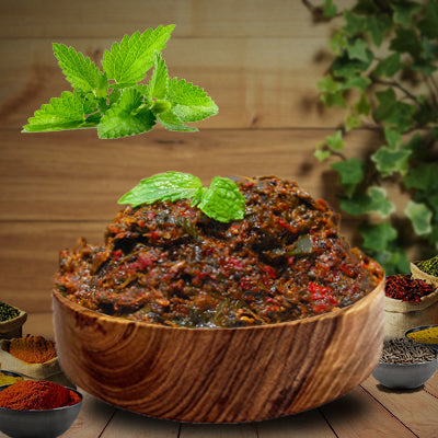 Jampani Pickles Pudina / Mint Pickle - Veeha Foods
