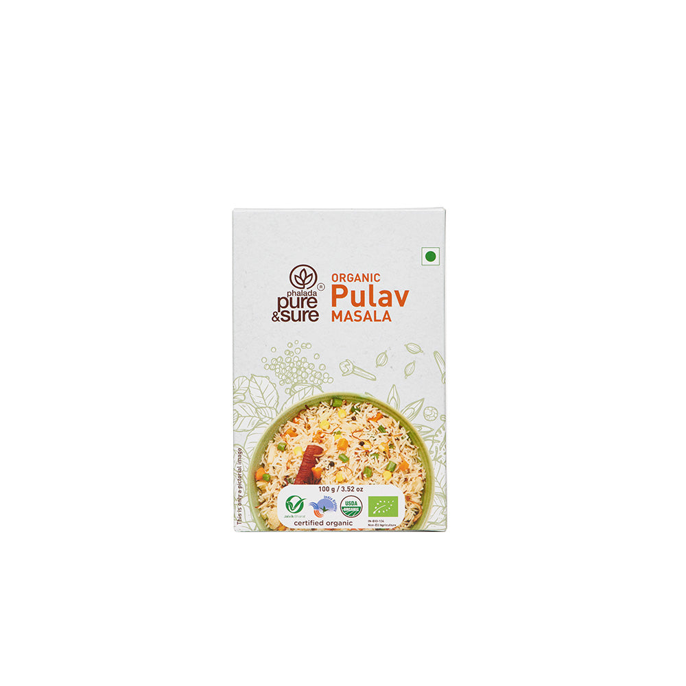 Pure & Sure Organic Pulav Masala - 100 gms - Veeha Foods