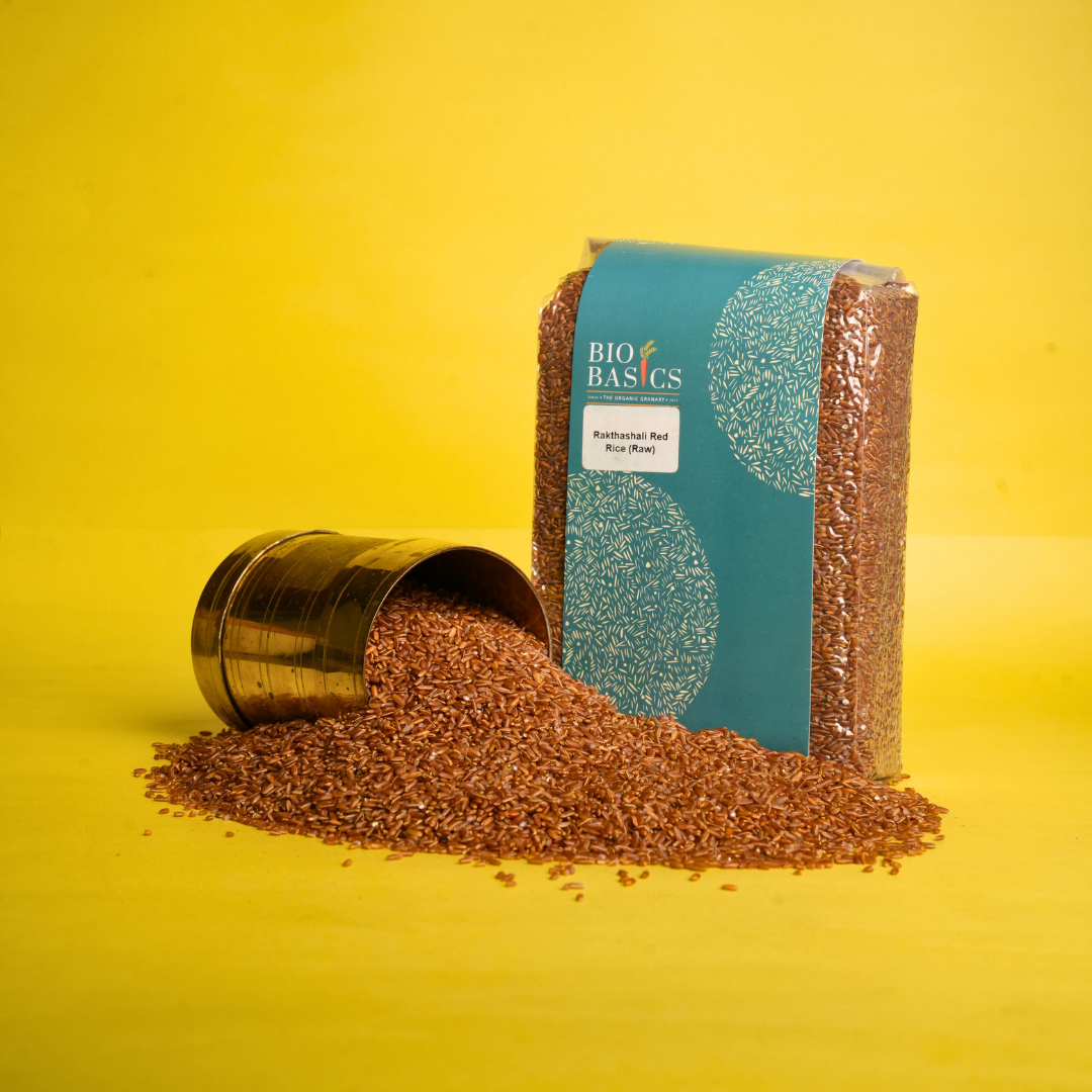 Bio Basics Rakthashali Red Rice - Raw - Veeha Foods