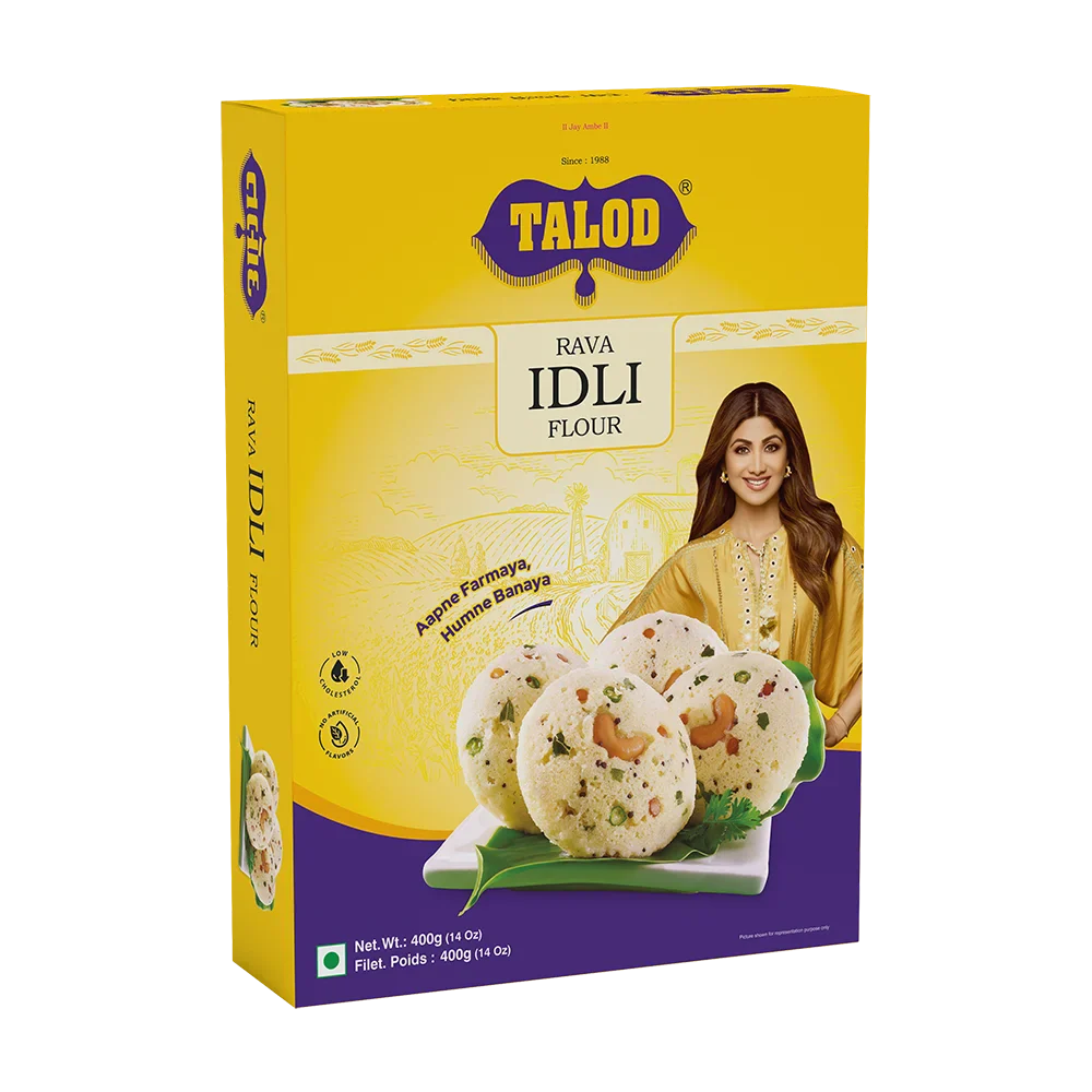 Talod Rava Idli Instant Mix Flour - 400 gms - Veeha Foods