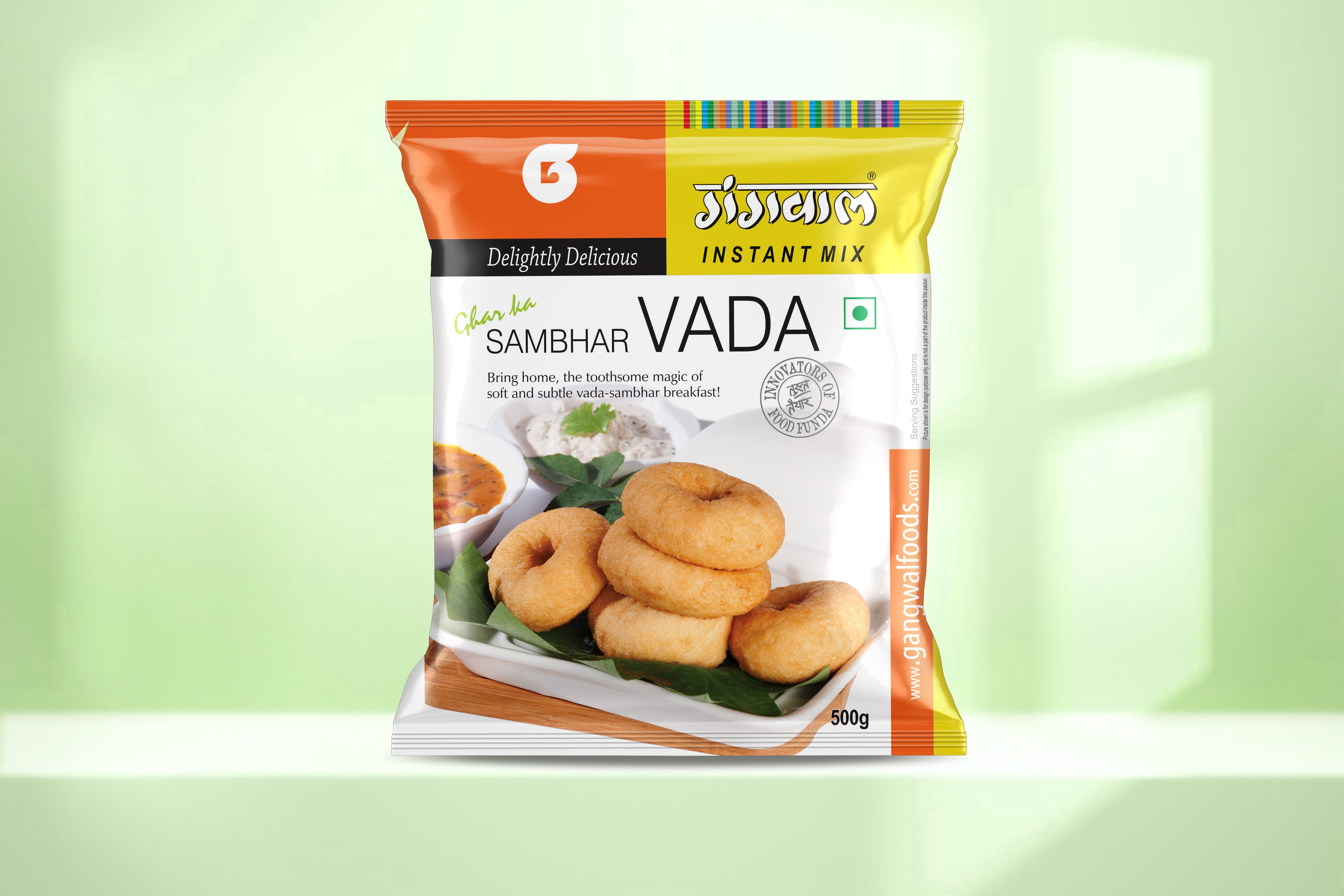 Gangwal Instant Sambhar Vada Mix - 500 gms - Veeha Foods