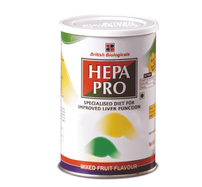 British Biologicals Hepa Pro Powder Flavour Mixed Fruit - 200 gms ...