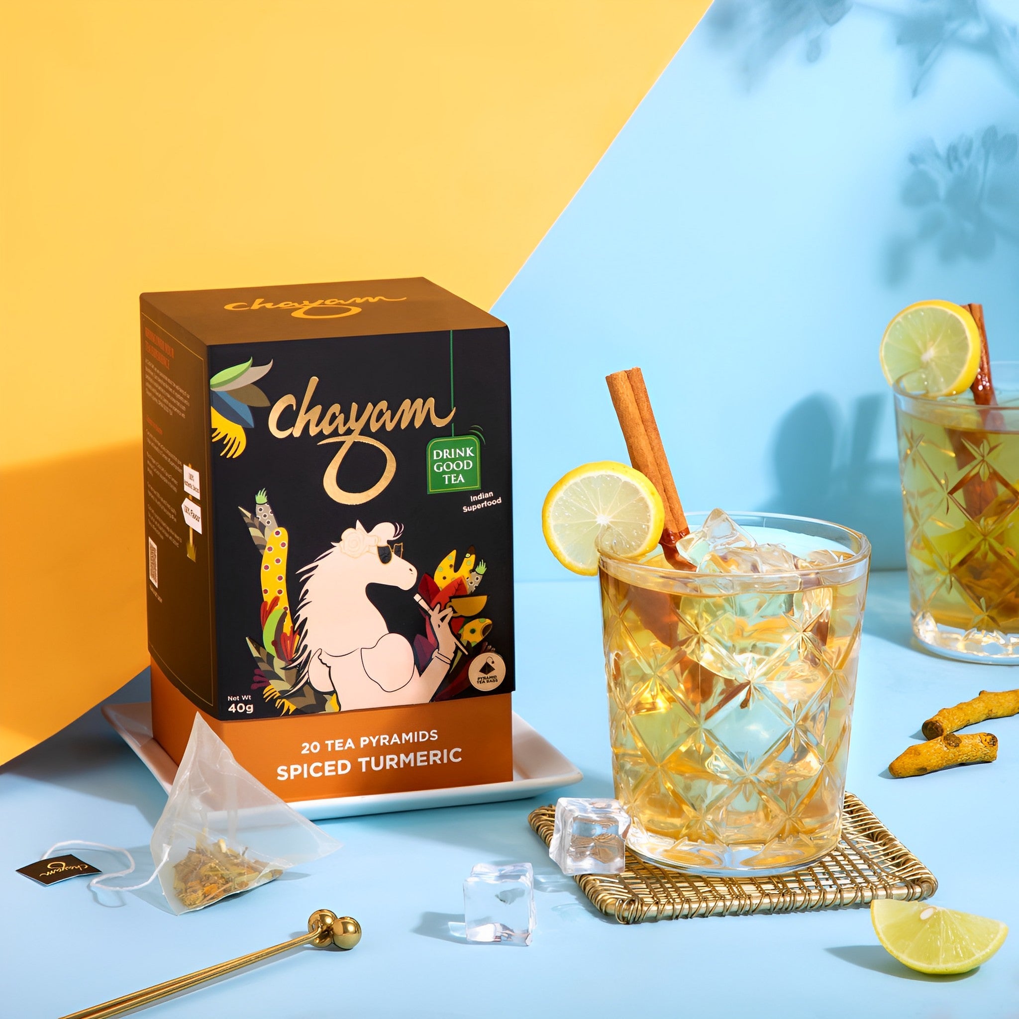 Chayam Spiced Turmeric Herbal Tea Infusion – Veeha Foods