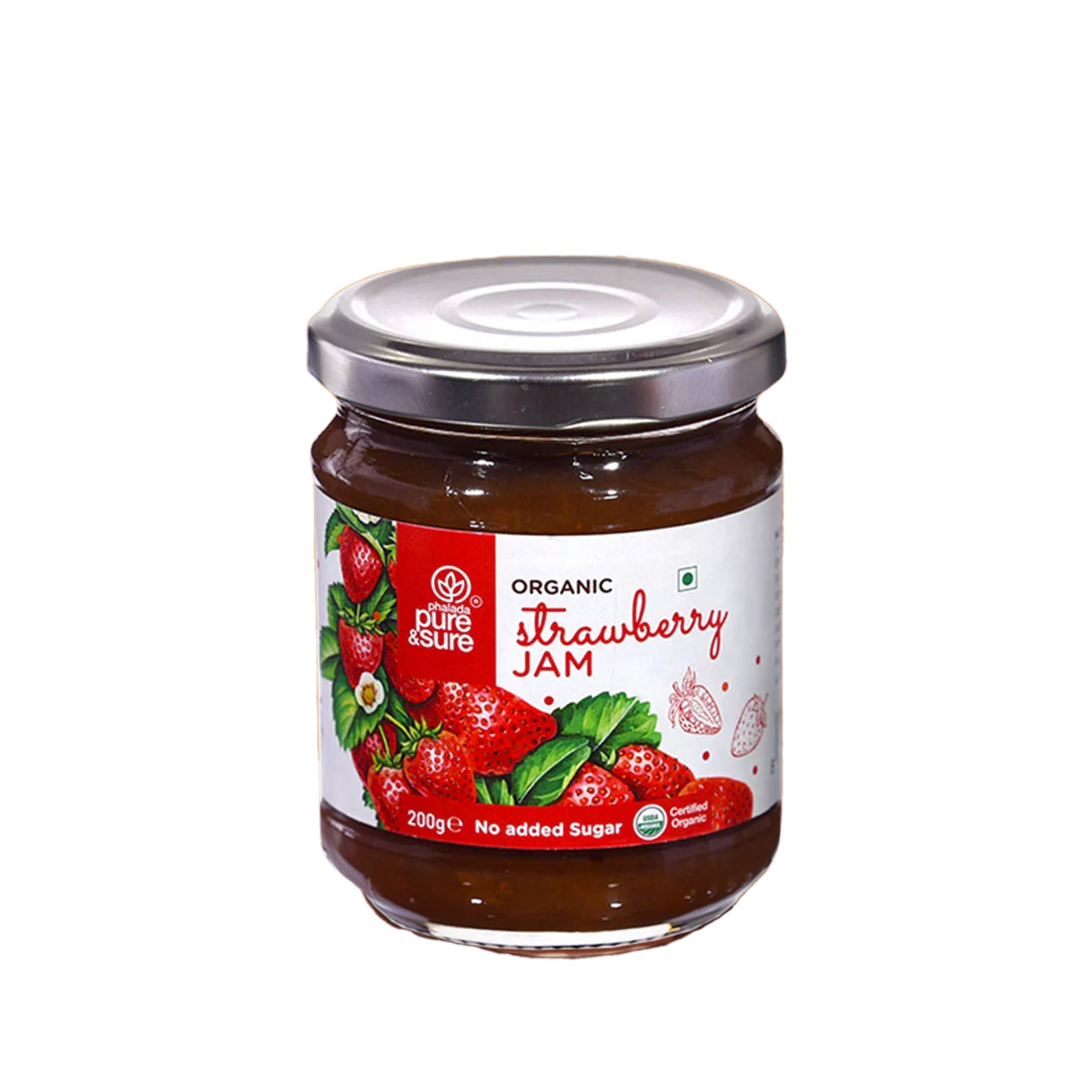Pure & Sure Organic Strawberry Jam - 210 gms – Veeha Foods
