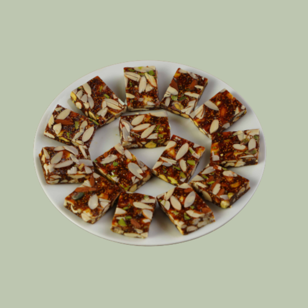 Agra Sweets Bnajara Sugar Free Anjeer Katli - Veeha Foods