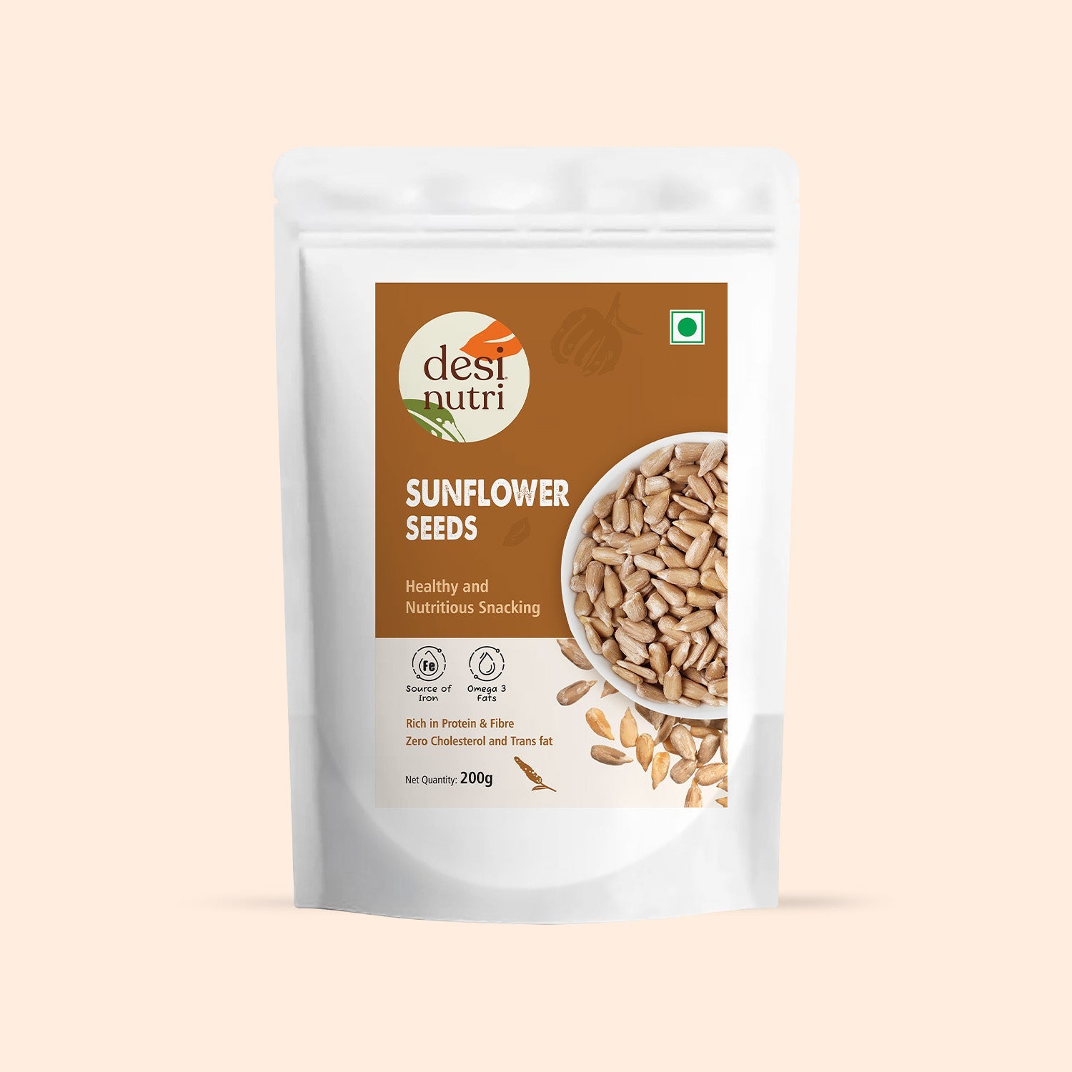 Desinutri Foods Sunflower Seeds - 200 gms - Veeha Foods