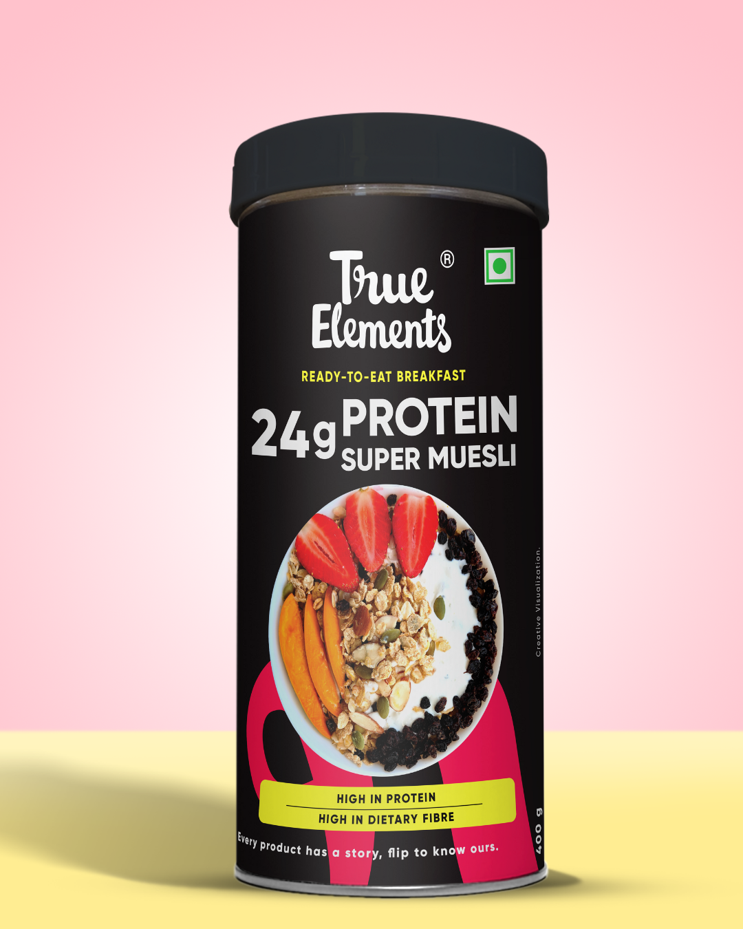 True Elements Protein Muesli - 400 gms - Veeha Foods
