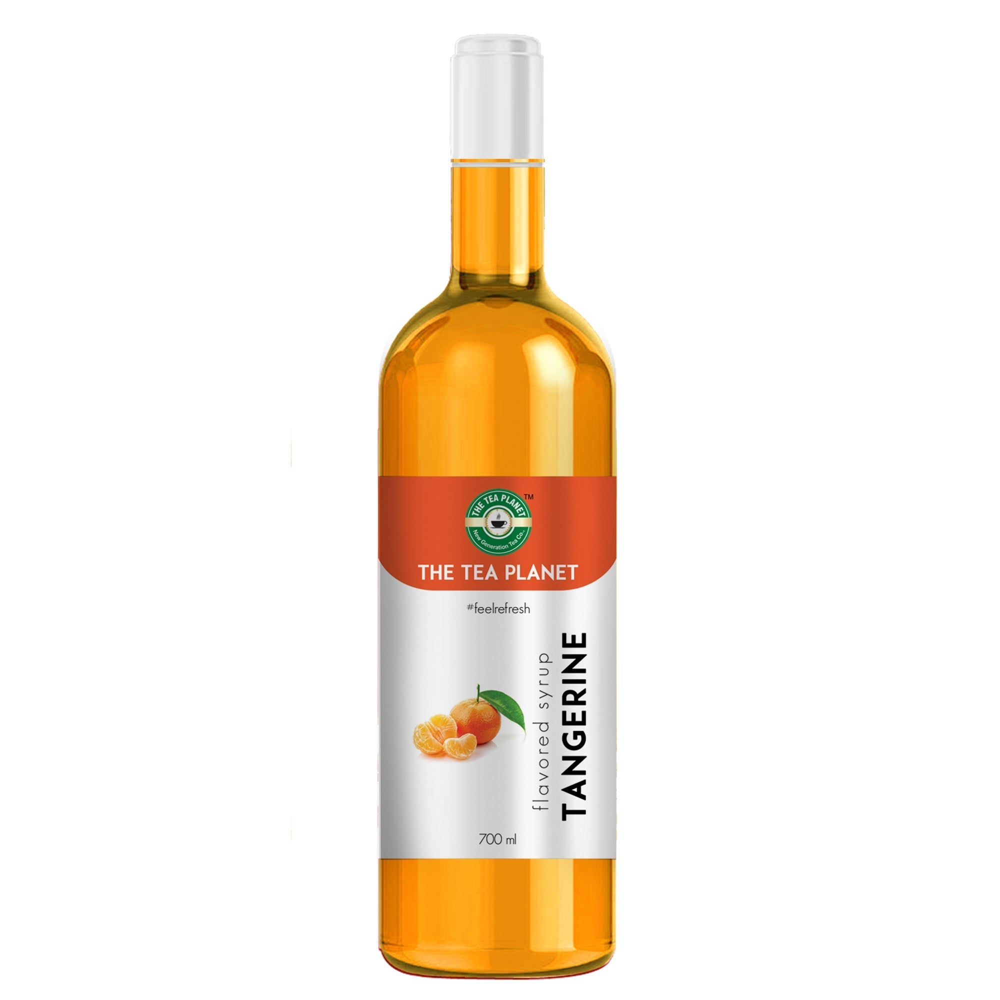 The Tea Planet Tangerine Flavored Syrup - 700 ml - Veeha Foods