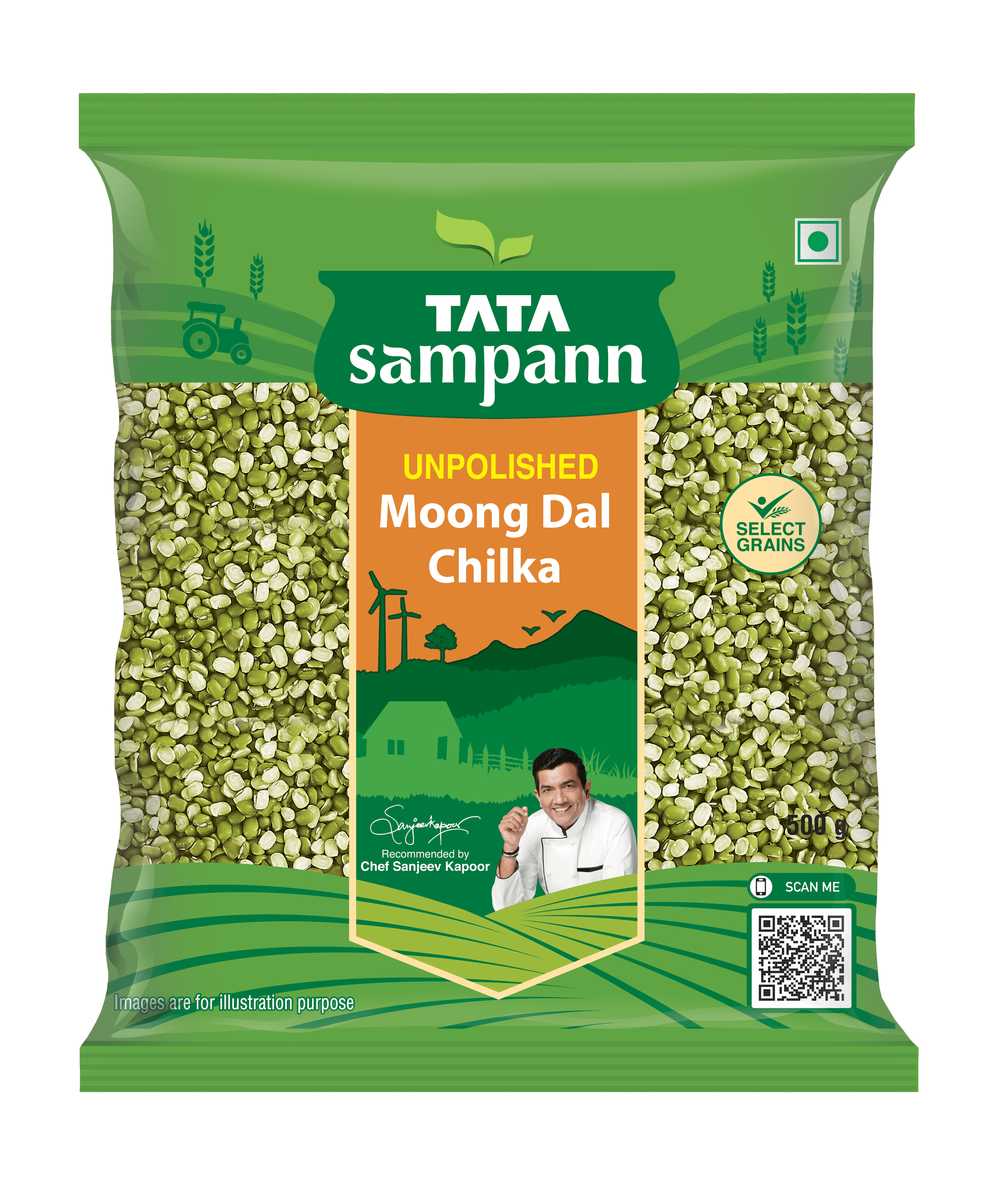 Tata Sampann Moong Chilka - 500 gms - Veeha Foods